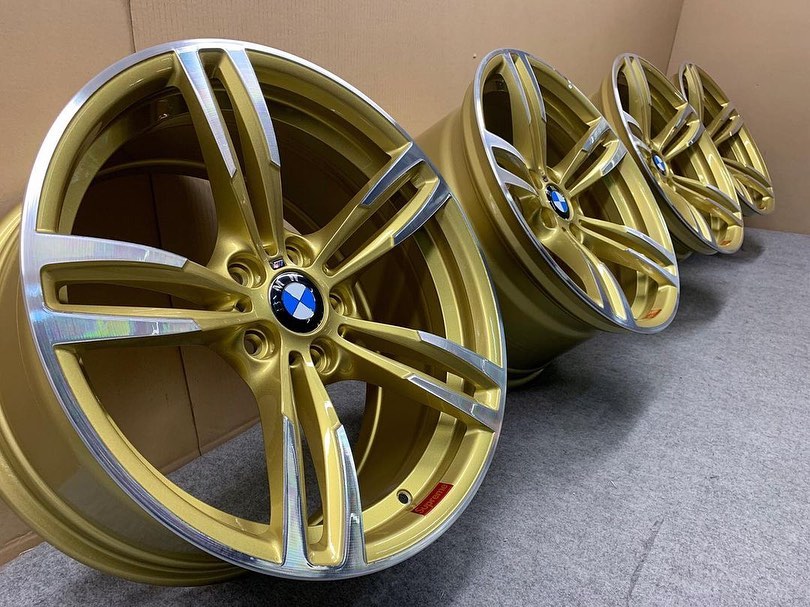 BMW M437 BRUSHED GOLD WHEELS