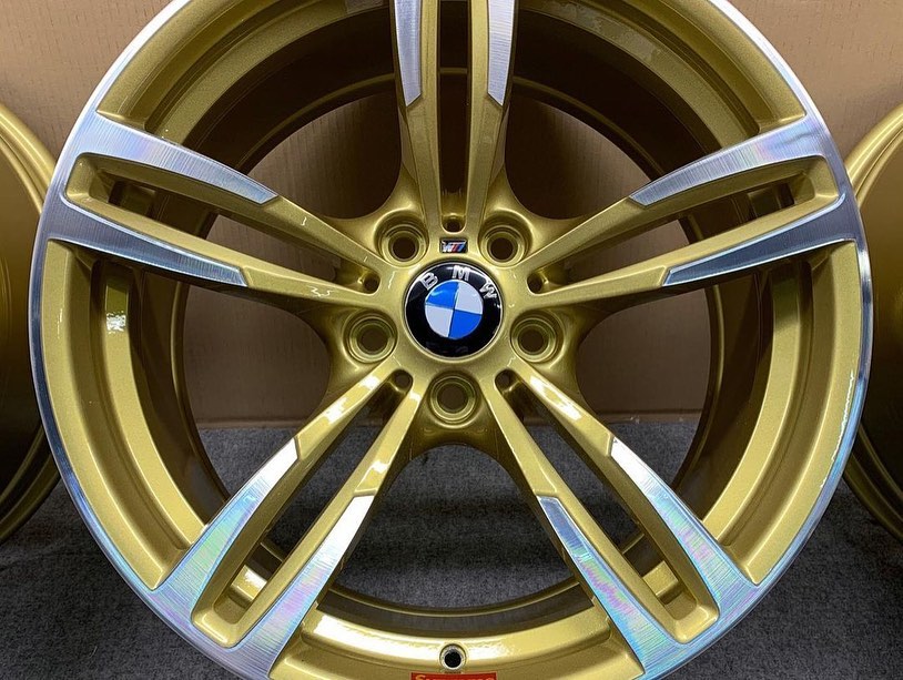 BMW M437 BRUSHED GOLD WHEELS